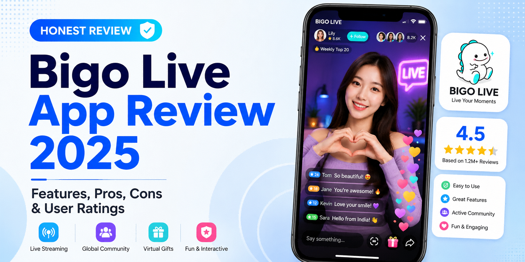 Bigo Live App Review 2026: Features, Pros, Cons & User Ratings